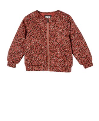 Little Girls Ellie Woven Quilted Jacket - Macy's