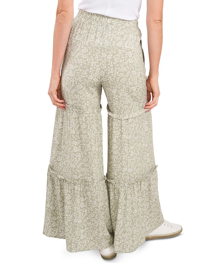 CeCe Floral-Print Ruffled Pants & Reviews - Pants & Capris - Women - Macy's