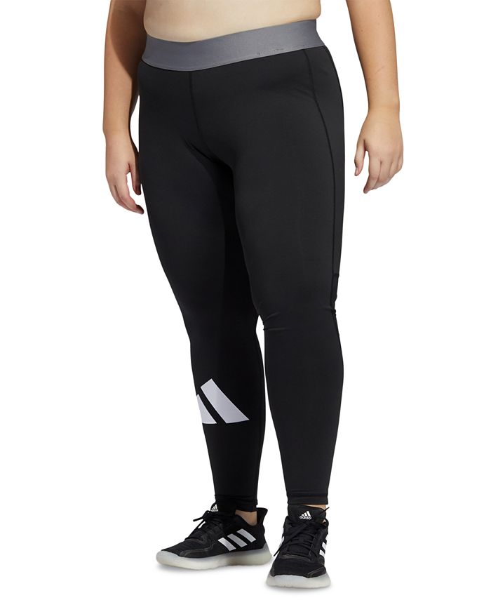 adidas Plus Size Adi Life Long Badge of Sport Tights - Macy's
