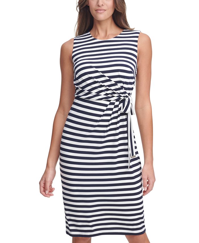 Tommy Hilfiger Striped Bodycon Dress - Macy's