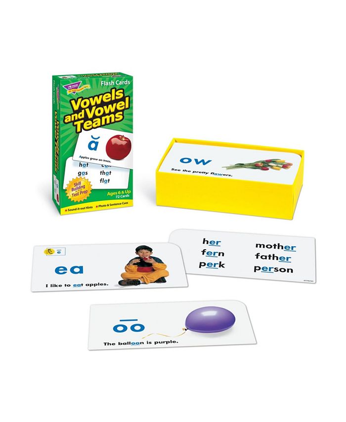 Trend Enterprises Vowels and Vowel Teams Skill Drill Flash Cards - Macy's