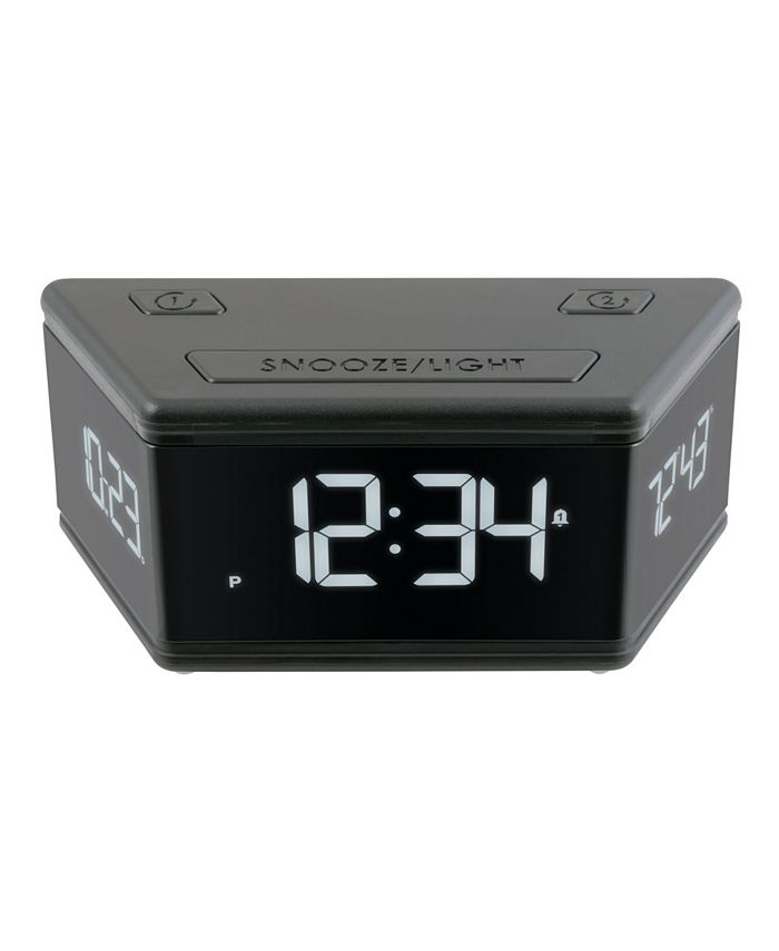 La Crosse Technology 3 Sided LED Alarm Clock - Macy's