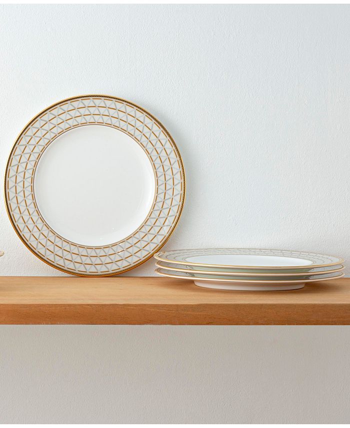 Noritake Crochet Set of 4 Accent Plates, 9 3/4" - Macy's