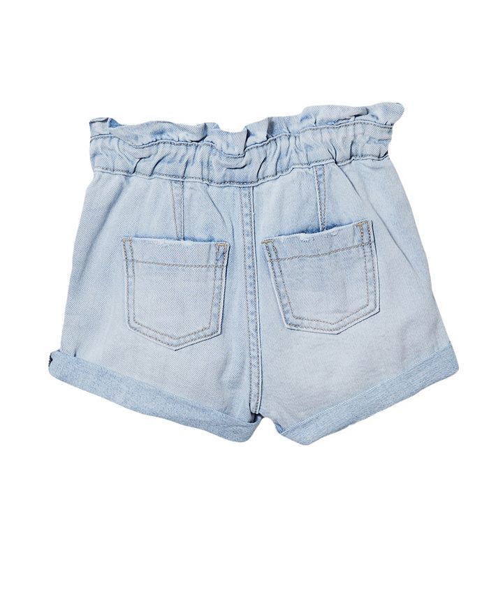 COTTON ON Little Girls Peta Paperbag Shorts - Macy's