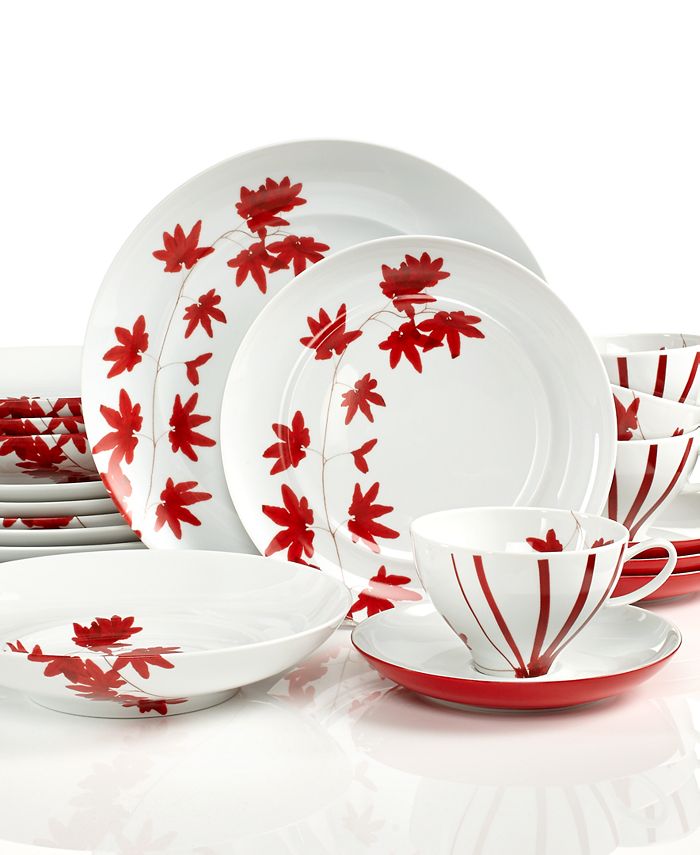 Mikasa Pure Red 20-Pc. Service for 4 - Macy's