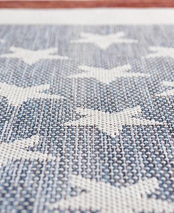 Jill Zarin Outdoor Old Glory 7' x 10' Area Rug - Macy's