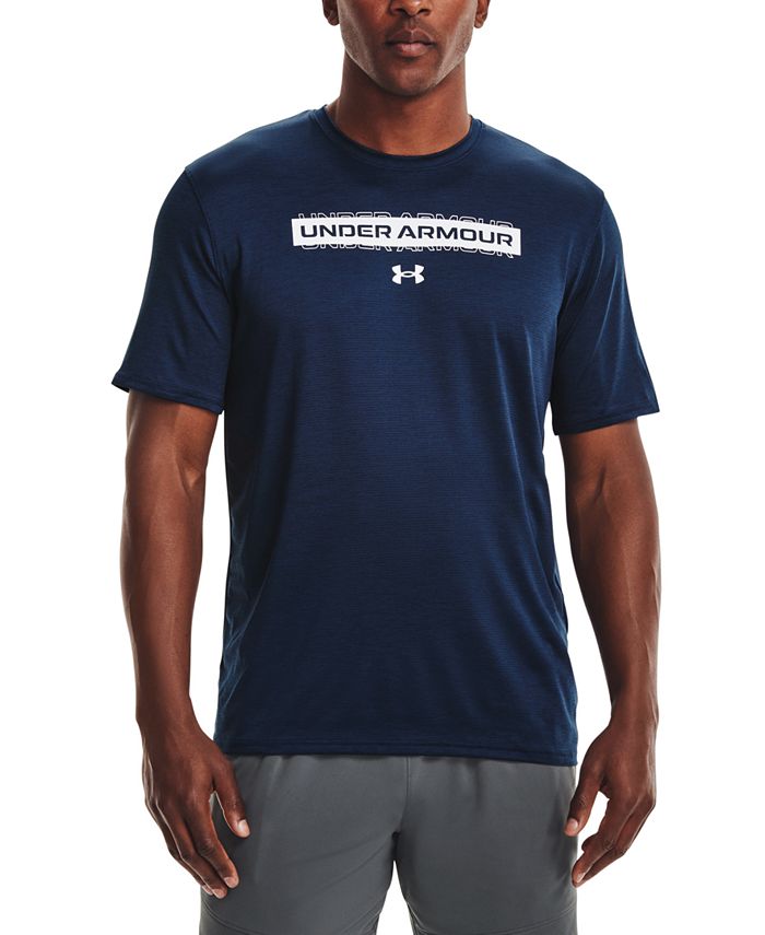 Under Armour Men's Performance Logo Graphic Training T-Shirt - Macy's