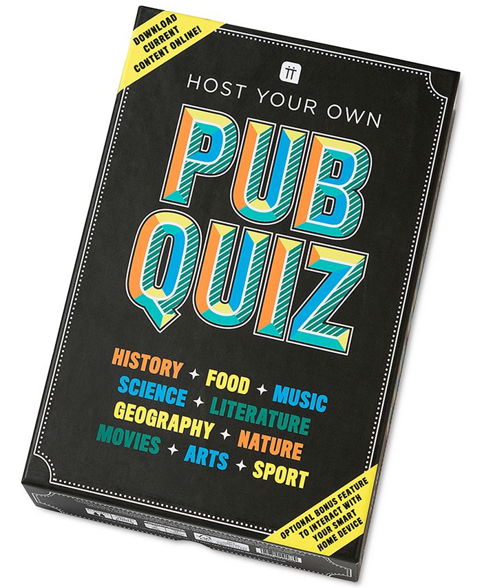 Talking Tables Host Your Own Pub Quiz Game - Macy's Talking Tables Host Your Own Pub Quiz Game - Macy's