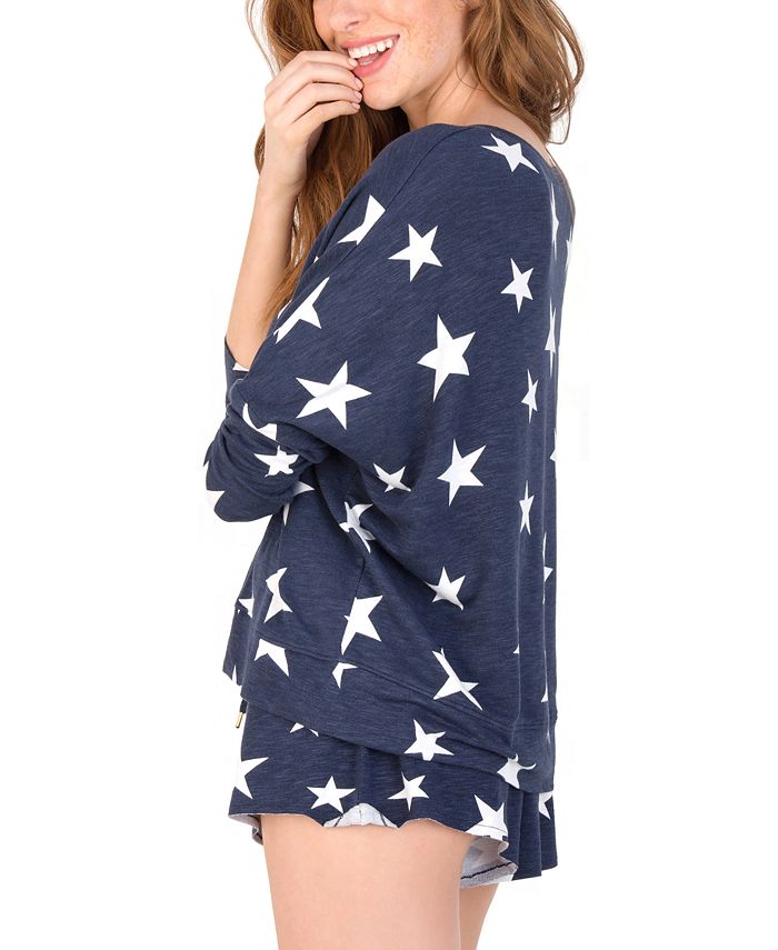 Honeydew French Terry Loungewear Sweatshirt Separate - Macy's