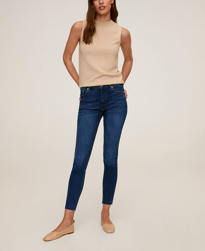 MANGO Women's Crop Skinny Isa Jeans - Macy's