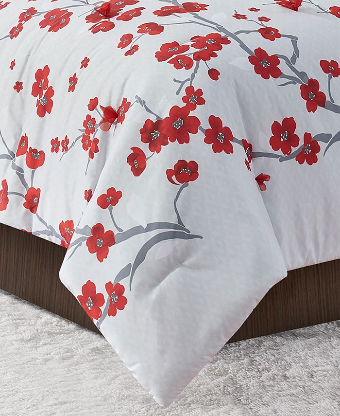 Addison Park Blossom 9-Pc. Full Comforter Set - Macy's