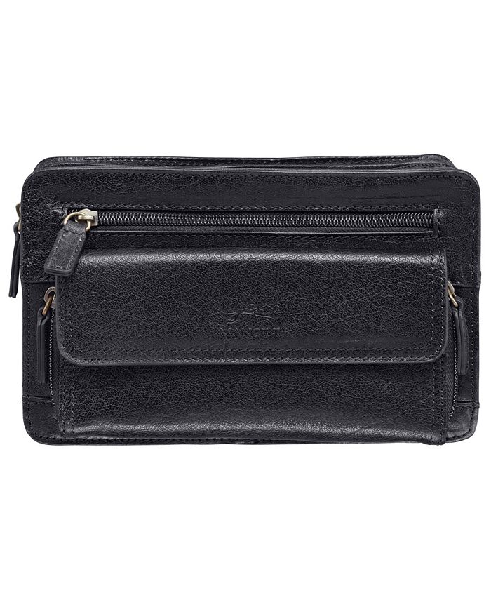 Mancini Arizona Collection Unisex Bag with Rear Zippered Organizer - Macy's