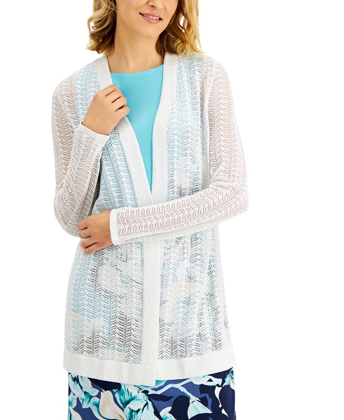 JM Collection Open-Front Cardigan, Created for Macy's & Reviews ...