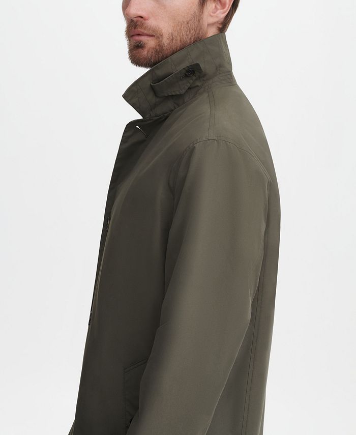 Cole Haan Men's Classic Button Front Rain Topper - Macy's