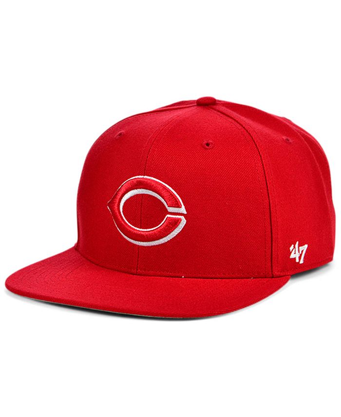 '47 Brand Cincinnati Reds Colors No Shot Captain Cap - Macy's