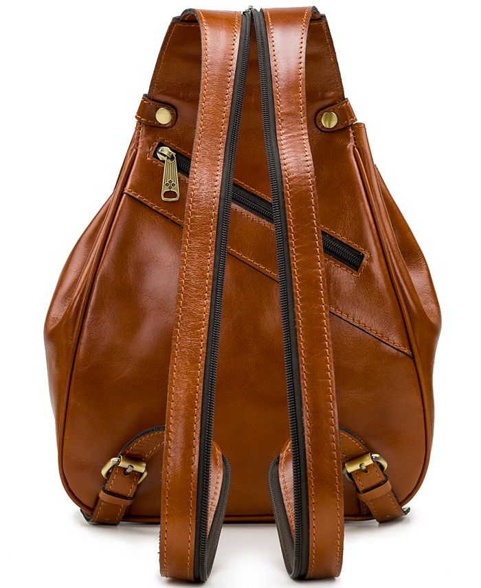 Patricia Nash Itala Saddle Sling Leather Backpack & Reviews - Handbags ...