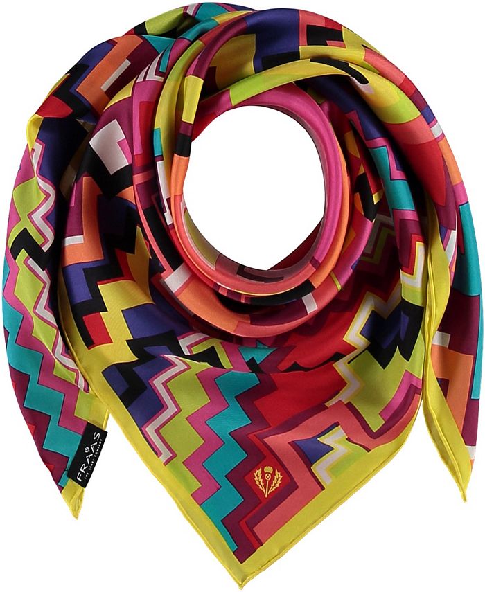 V. Fraas Women's Digital Graphic Square Scarf - Macy's