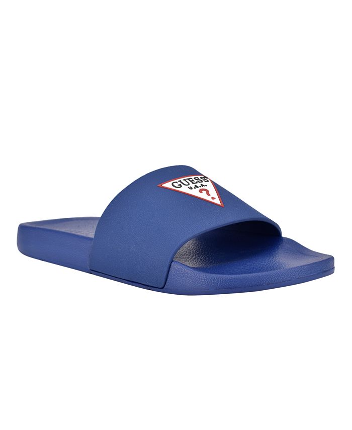 GUESS Men's Enrick Slides - Macy's