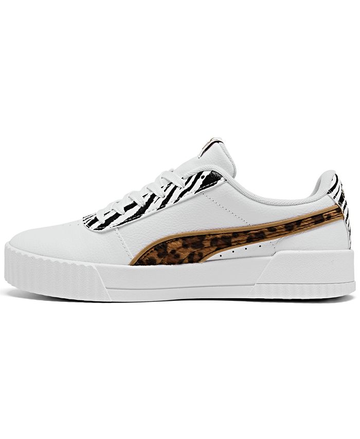 Puma Women's Carina Animal Mix Platform Casual Sneakers from Finish ...
