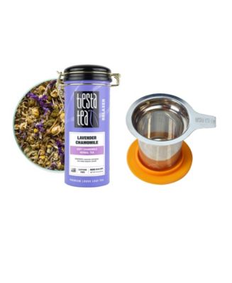 Tiesta Tea Lavender Chamomile Loose Leaf Tea and Brewbasket Set, 2 ...