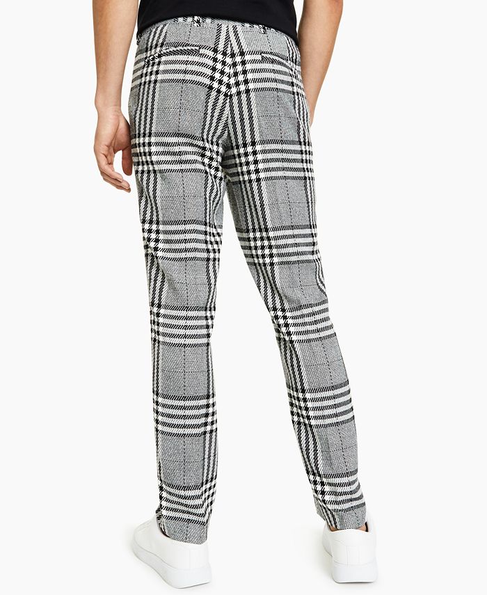 INC International Concepts Men's Slim-Fit Plaid Pants, Created for Macy ...