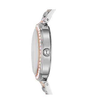Fossil Women's Karli Three Hand Two Tone Stainless Steel Watch 34mm ...