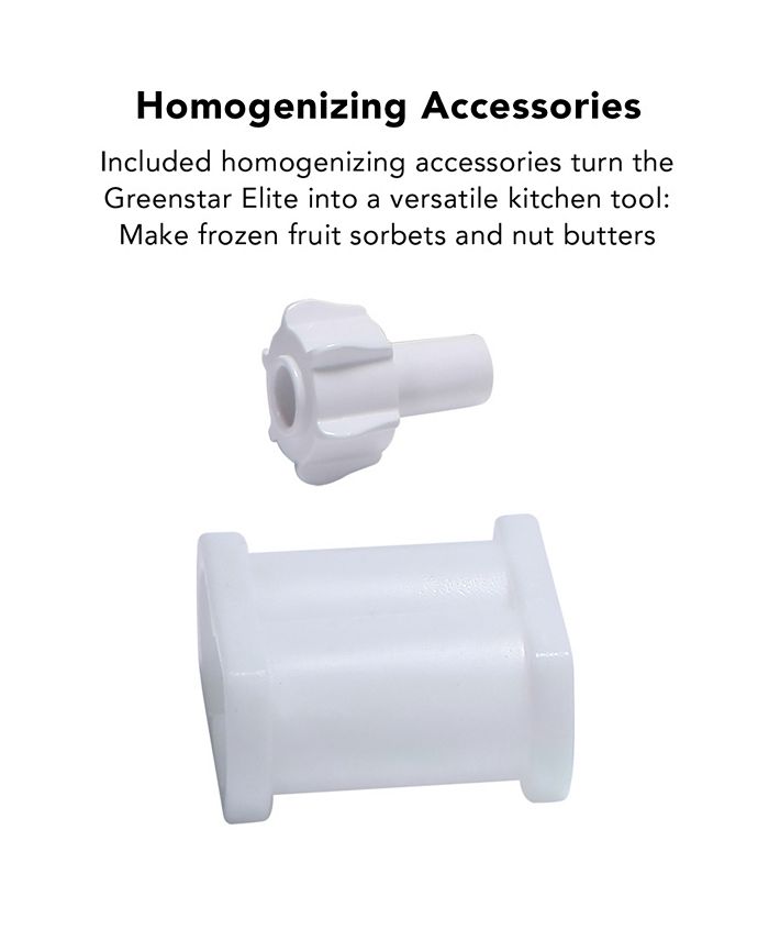 Tribest Greenstar Elite Jumbo Twin Gear Complete Masticating Juicer ...