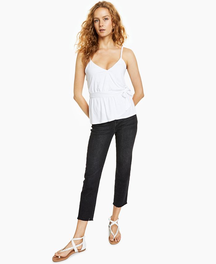 Bar III Wrap Tank Top, Created for Macy's - Macy's