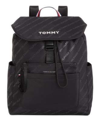 Tommy Hilfiger Piper Tonal Logo-Stripe Backpack - Macy's