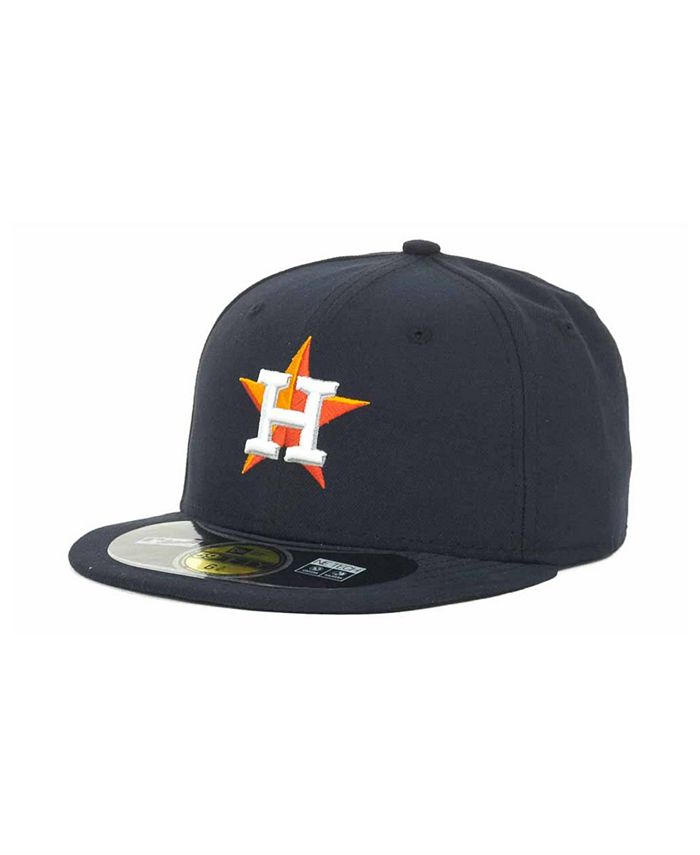 New Era Houston Astros MLB Authentic Collection 59FIFTY Fitted Cap - Macy's