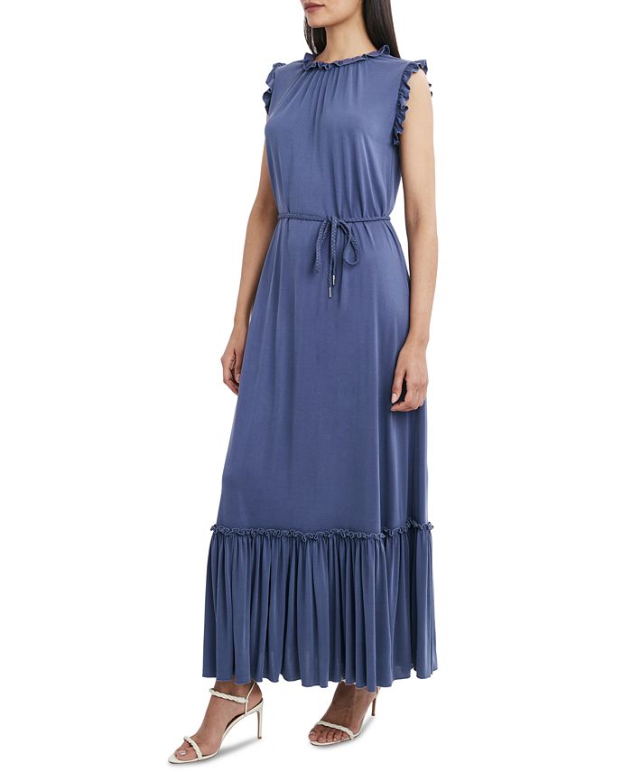 BCBGMAXAZRIA Ruffled Drawstring Maxi Dress & Reviews - Dresses - Women ...
