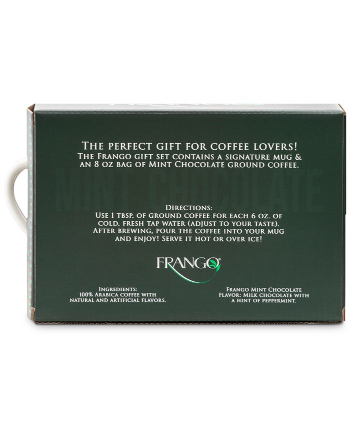 Frango Chocolates Mint Chocolate Flavored Coffee & Mug Gift Set ...