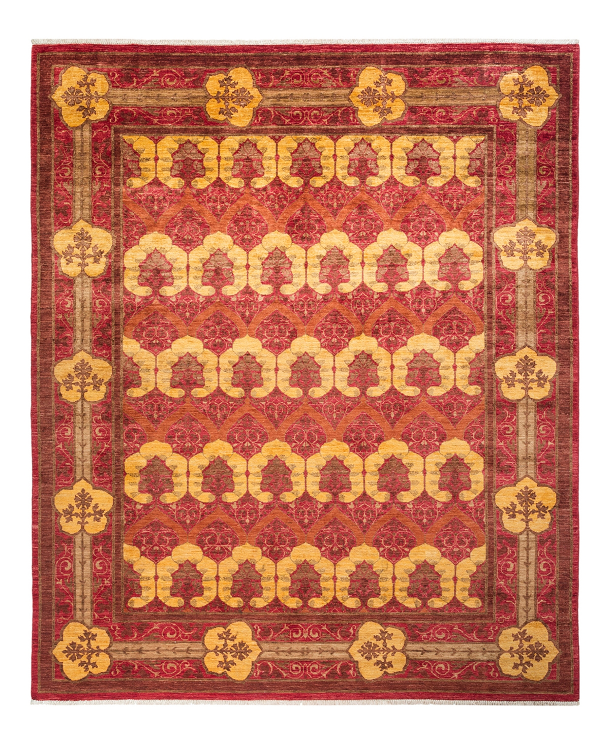 Adorn Hand Woven Rugs Arts and Crafts M1705 8 x 98 Area Rug by Adorn