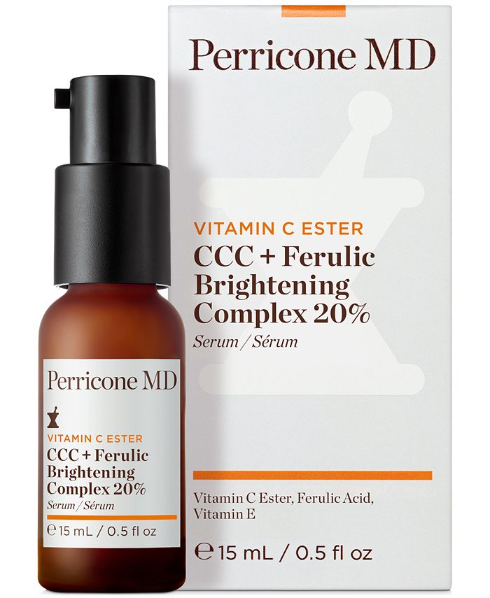 Perricone MD Vitamin C Ester CCC + Ferulic Brightening Complex 20%, 0.5 ...
