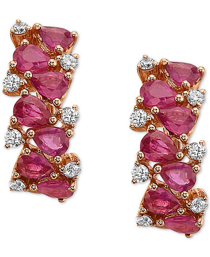 EFFY Collection EFFY® Ruby (1-7/8 ct. t.w.) & Diamond (1/3 ct. t.w ...