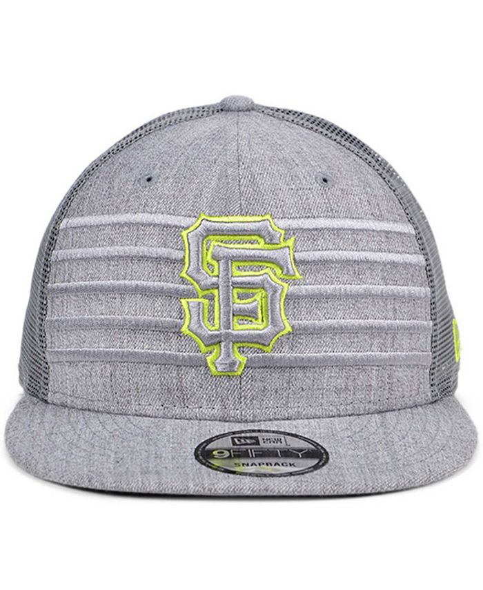 New Era San Francisco Giants Cyber Gray Trucker 9FIFTY Cap - Macy's