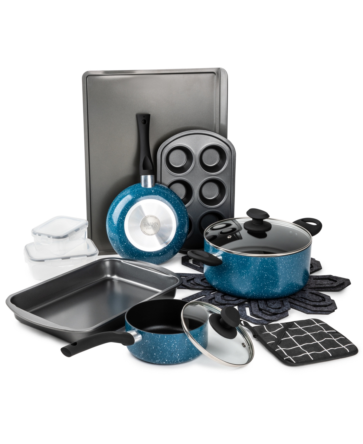 Click here for Brooklyn Steel Co. Venus Nonstick Aluminum 16-Pc.... prices