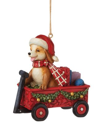 Jim Shore Dog in Wagon Ornament - Macy's