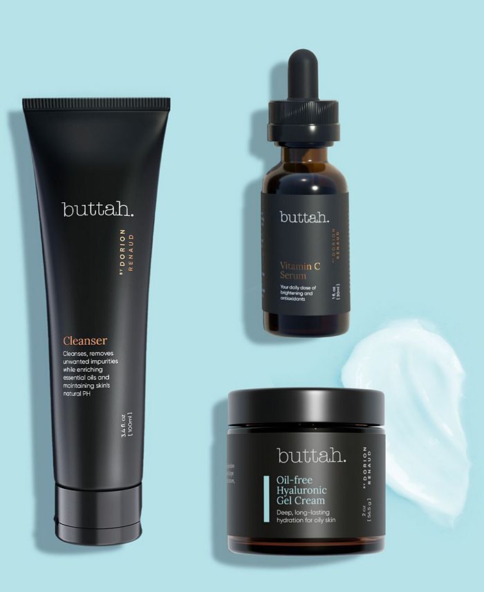 Buttah Skin 3-Pc. Skin-Transforming Set with Oil-free Hyaluronic Gel ...