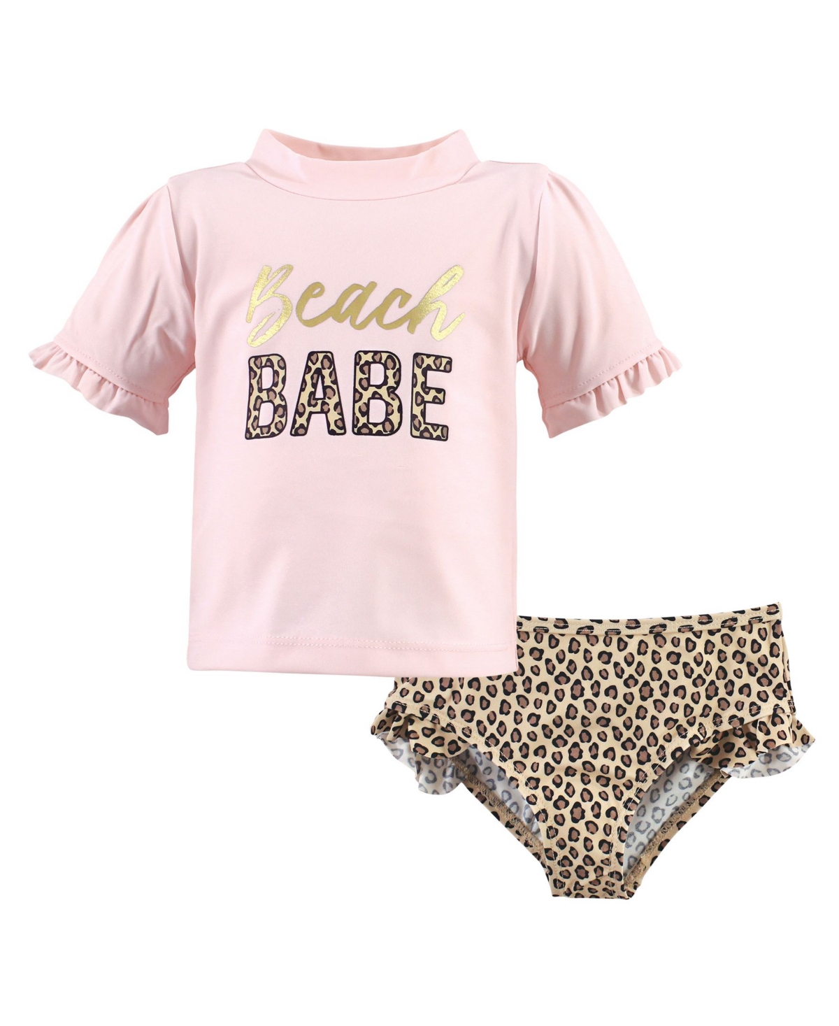 Click here for Hudson Baby Baby Girls Hudson Swim Rashguard Set... prices