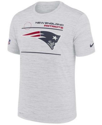 Nike New England Patriots Men's Velocity Sideline T-Shirt - Macy's