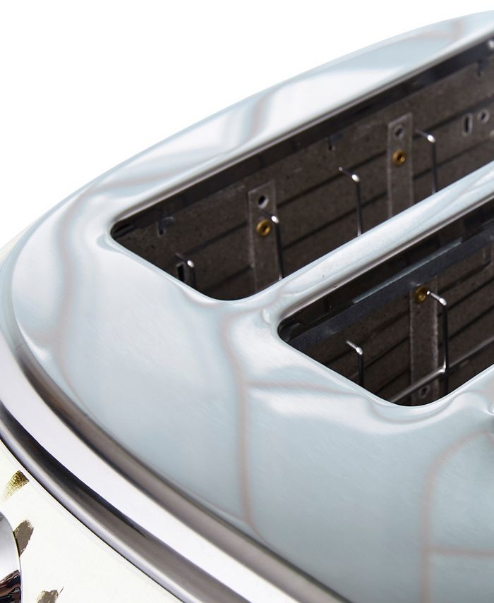 Haden Margate Poodle and Blonde 4-Slice, Wide Slot Toaster with Bagel ...