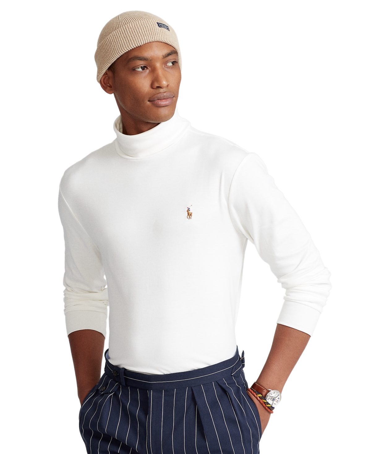 Click here for Polo Ralph Lauren Mens Soft Cotton Turtleneck - Ne... prices