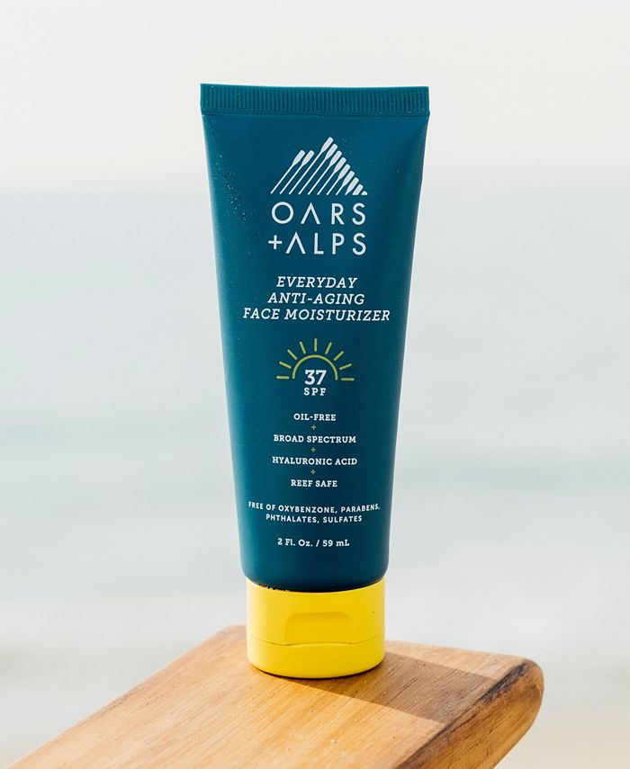 Oars + Alps Everyday Anti-Aging Face Moisturizer SPF 37, 2-oz. - Macy's