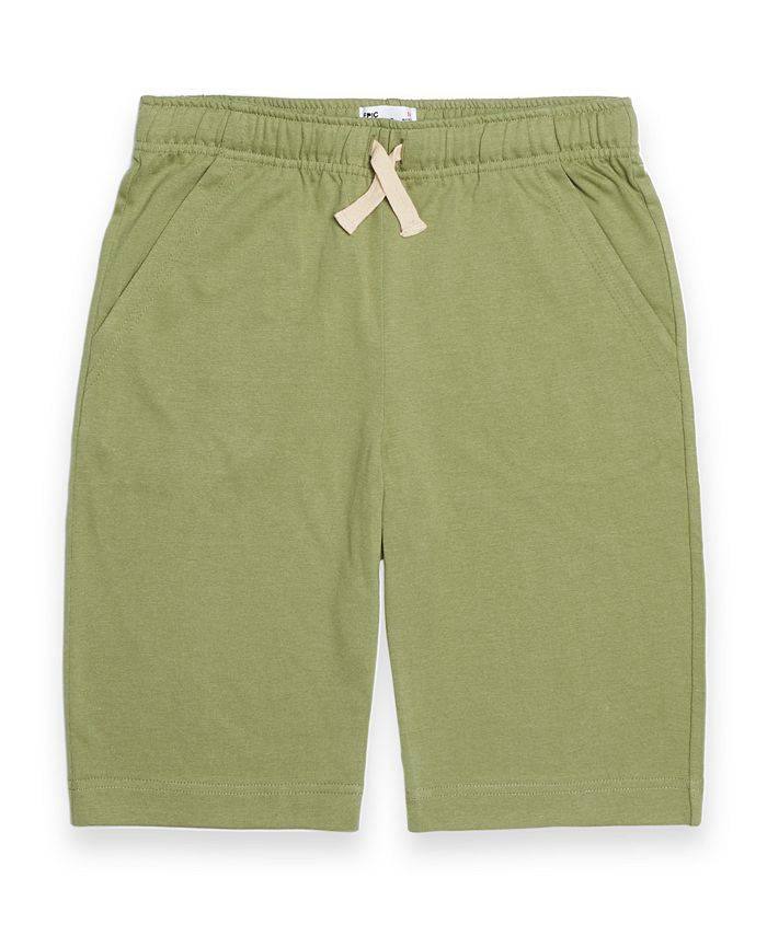 Epic Threads Big Boys Drawstring Solid Knit Short - Macy's