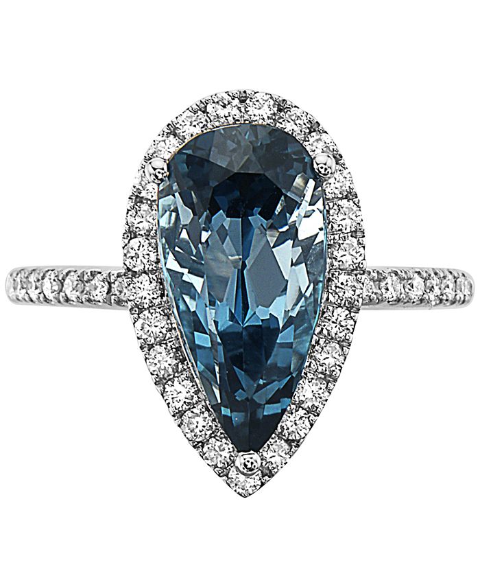 EFFY Collection EFFY® London Blue Topaz (4-1/3 ct. t.w.) & Diamond (3/8 ...