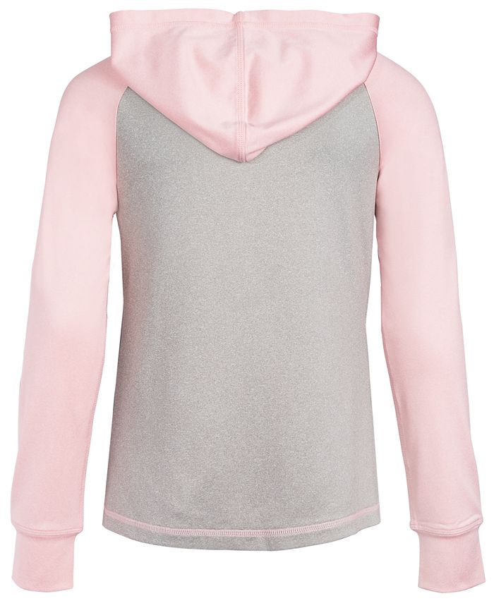 Id Ideology Big Girls Heathered Colorblocked Hooded Jacket Created For
