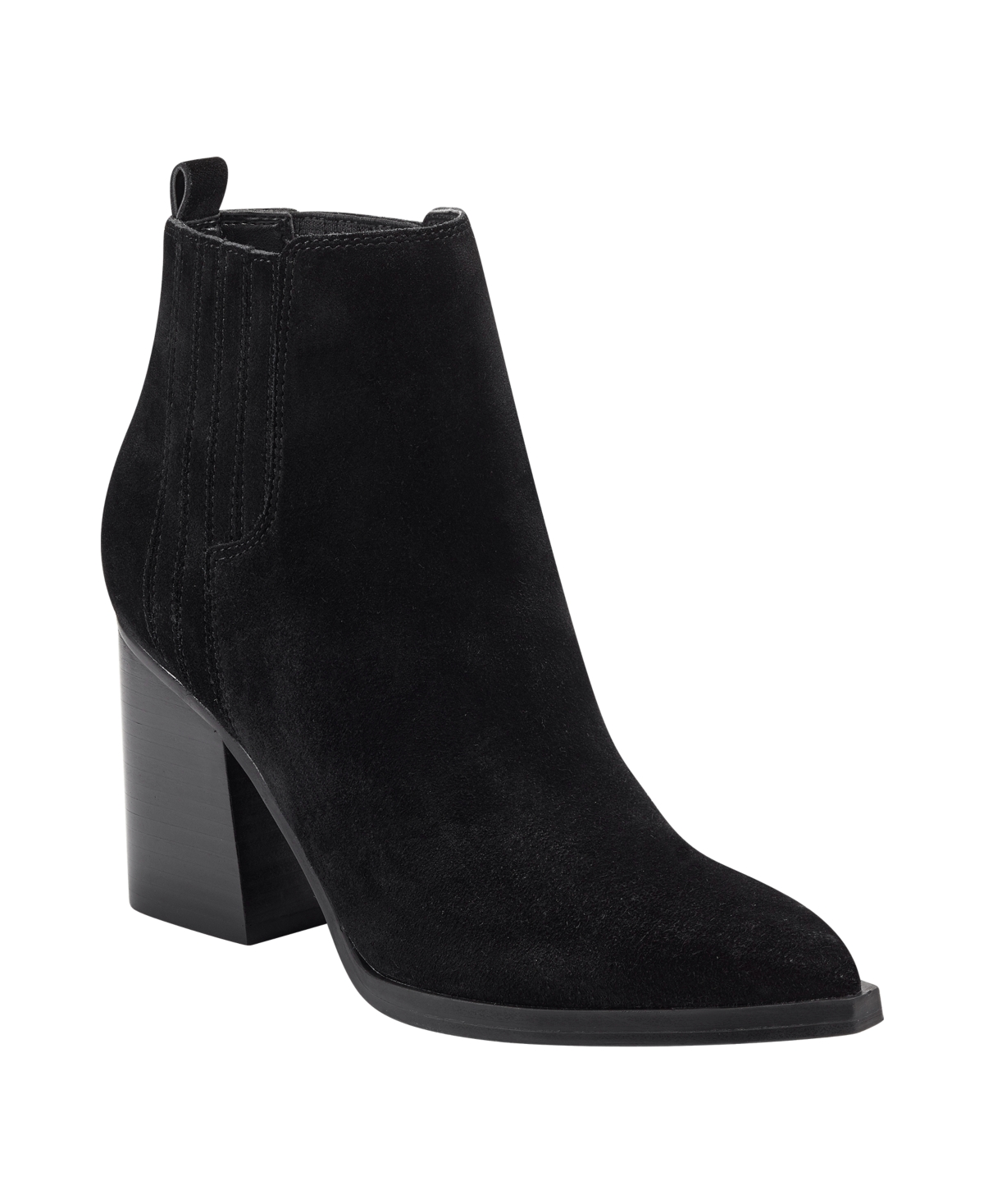 Click here for Marc Fisher Womens Matter Block Heel Booties - Bla... prices