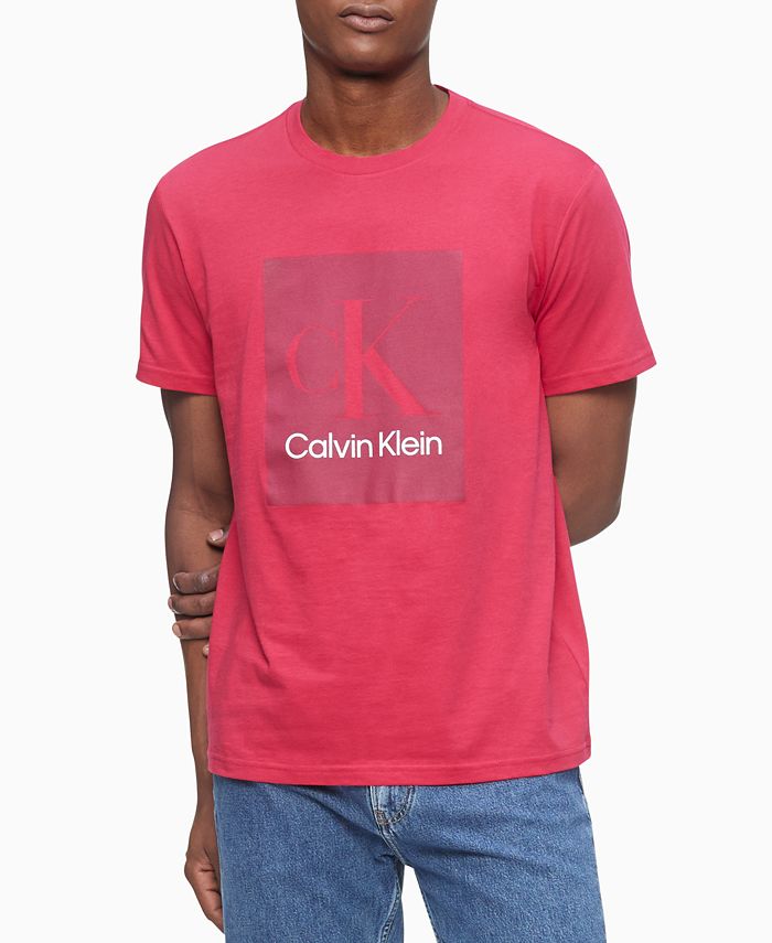 Calvin Klein Men's Box Logo T-Shirt - Macy's
