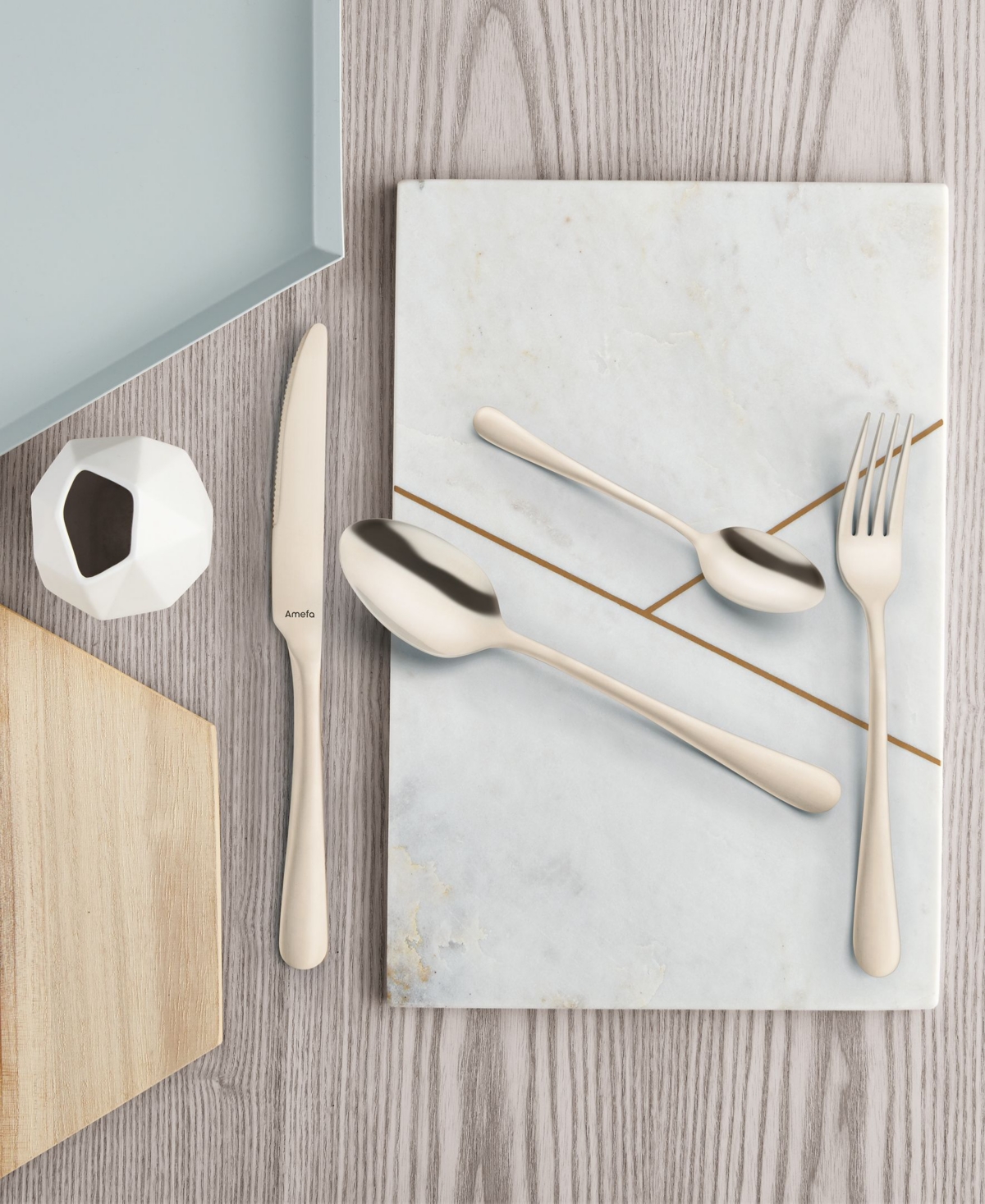 Click here for Amefa Austin 40 Pieces Flatware Set - Silver-Tone prices